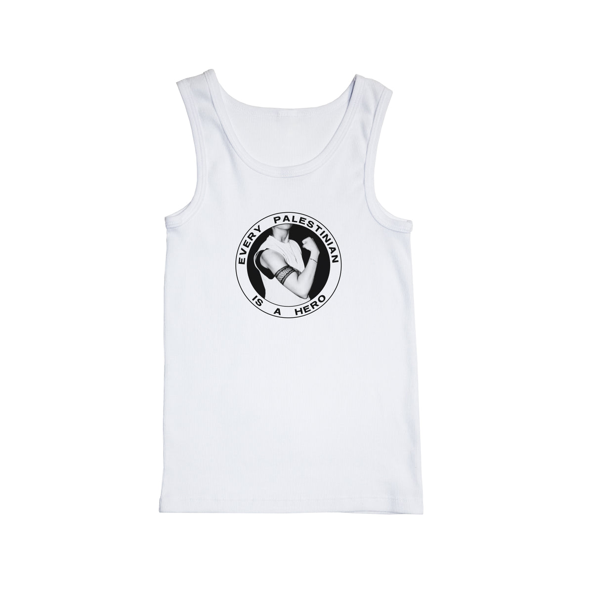EVERY PALESTINIAN IS A HERO Ribbed Tank – For Your Viewing Pleasure