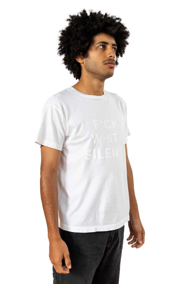 F*ck White Silence Unisex Crew – For Your Viewing Pleasure
